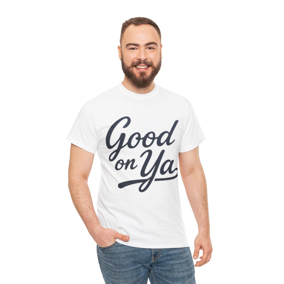 Good on Ya Tee | Script Typography Casual Shirt - Etsy