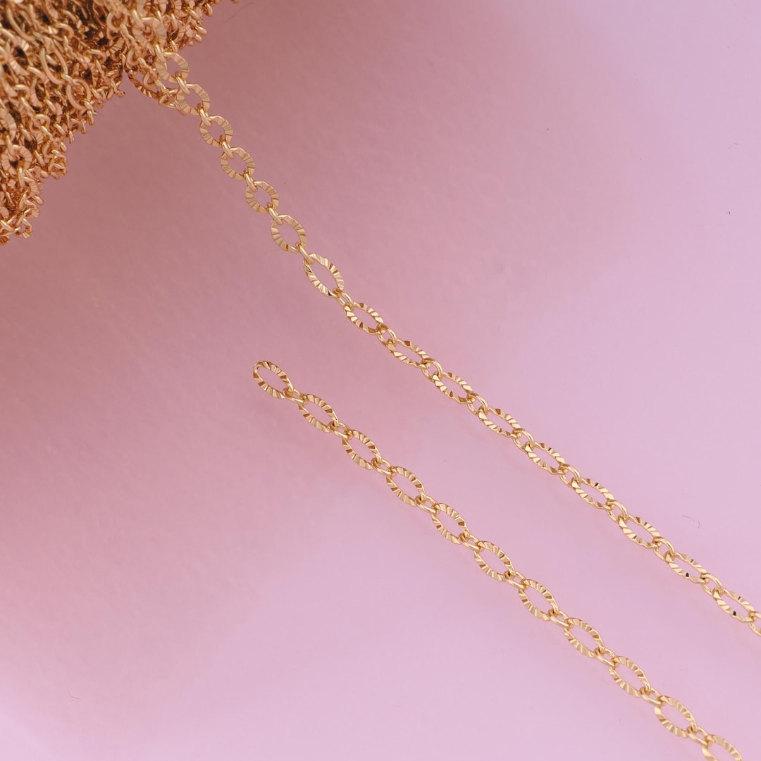 Cable Chains,18k Gold Filled Special Chains,semi-finished Chains,diy ...