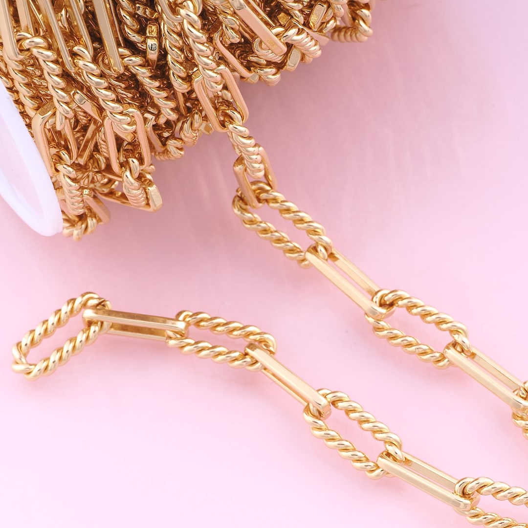 Twist Chains,18k Gold Filled Special Chains,semi-finished Chains,diy ...