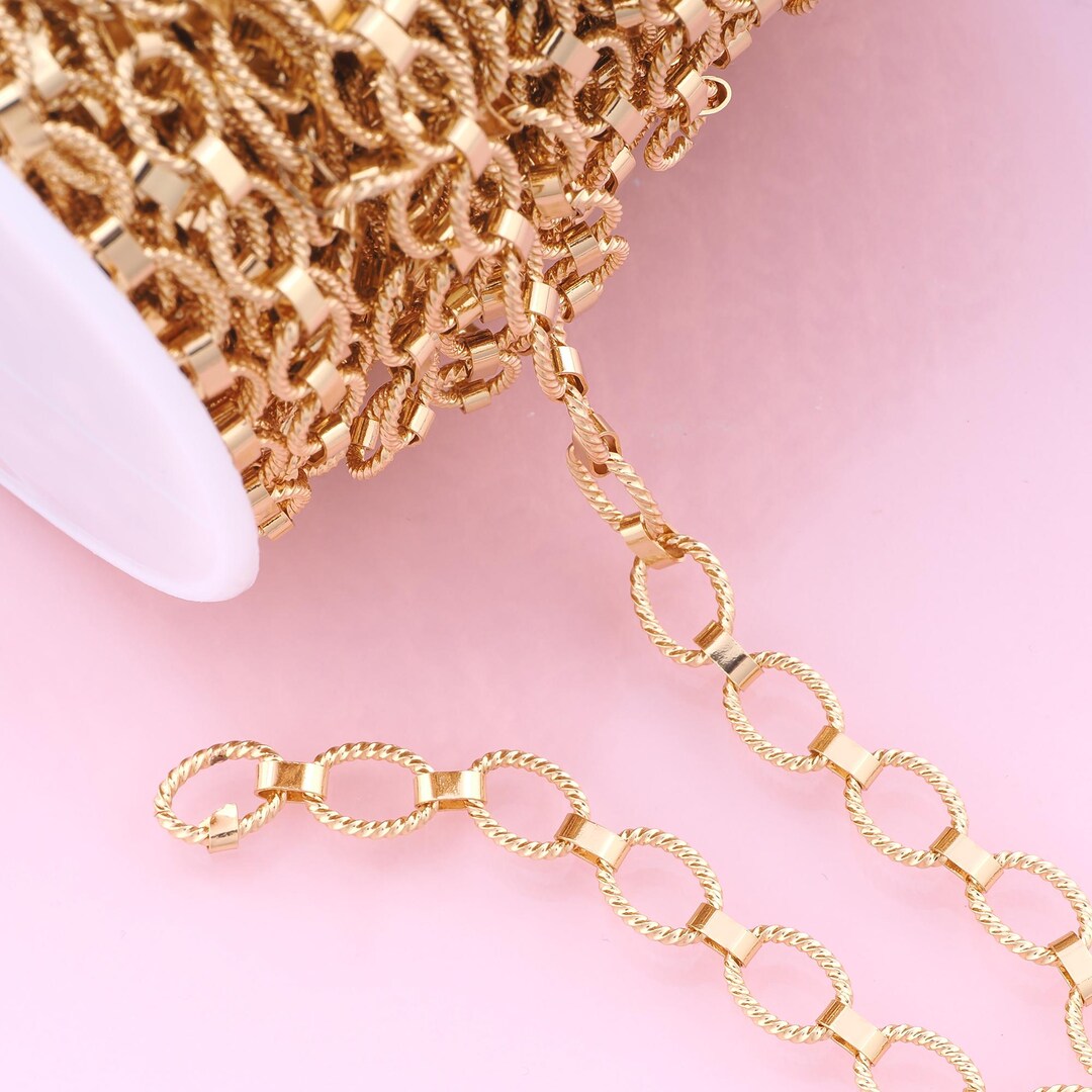 Twist Chains,18k Gold Filled Special Chains,semi-finished Chains,diy ...