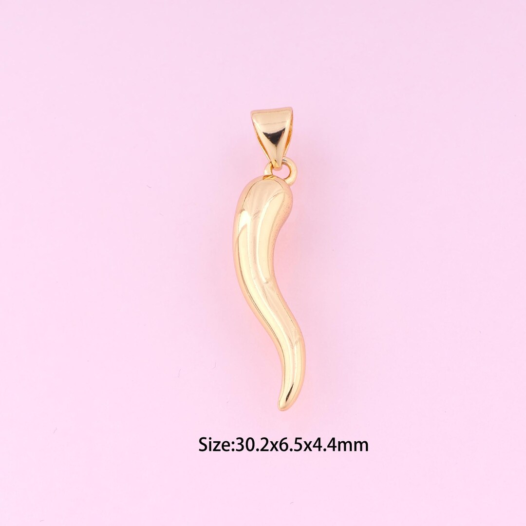 Chili Pendant,18k Gold Filled Chili Charm,chili Charms,diy Chili Charms - Etsy