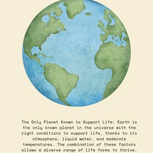 Solar System Flash Cards - Etsy