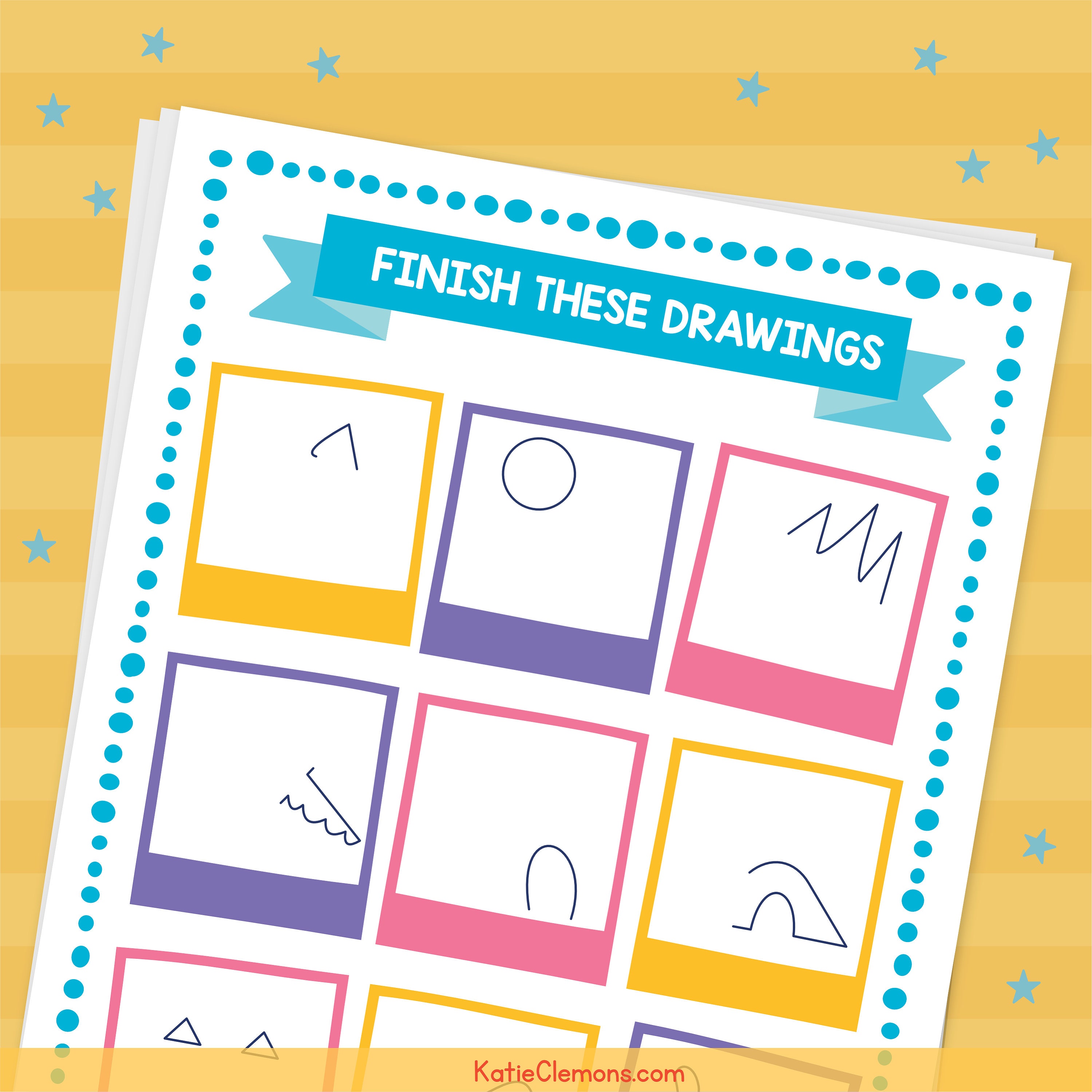 Drawing Prompts for Kids Journal. Printable Art Activity for Kids How ...