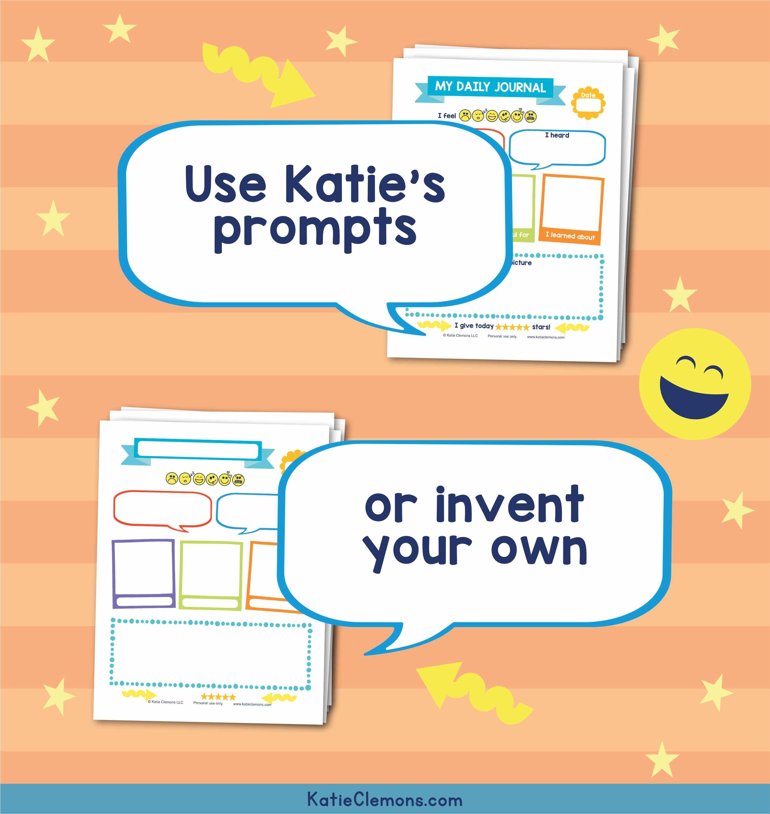 Kids Daily Journal Page Printable: About My Day Printable Activity ...