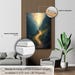 Golden Mountain Path Canvas Wall Art | Inspirational Nature Poster ...