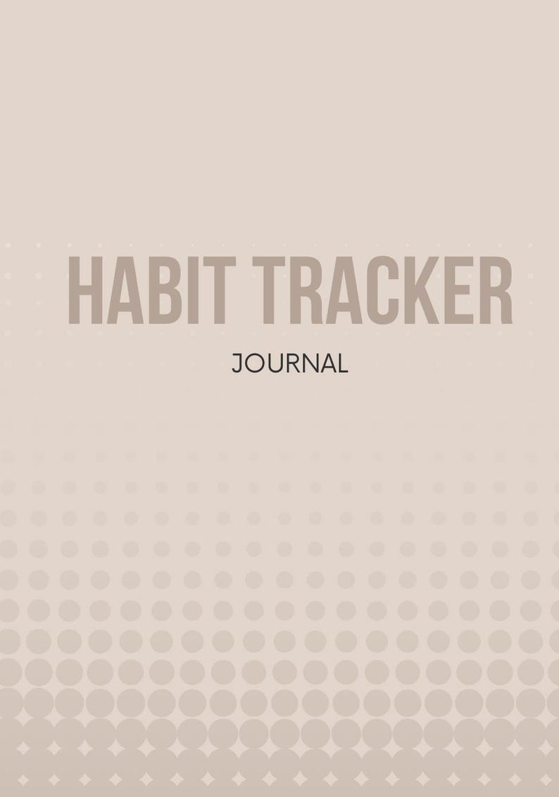 Habit Tracker, Digital Planner, Goal Setting Journal, Daily Journal ...