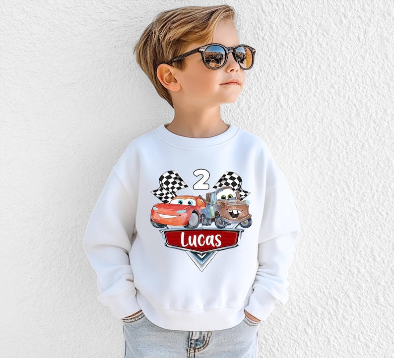 Mcqueen Birthday Boy Shirt, Disney Cars Birthday T-shirt, Tow Matter ...