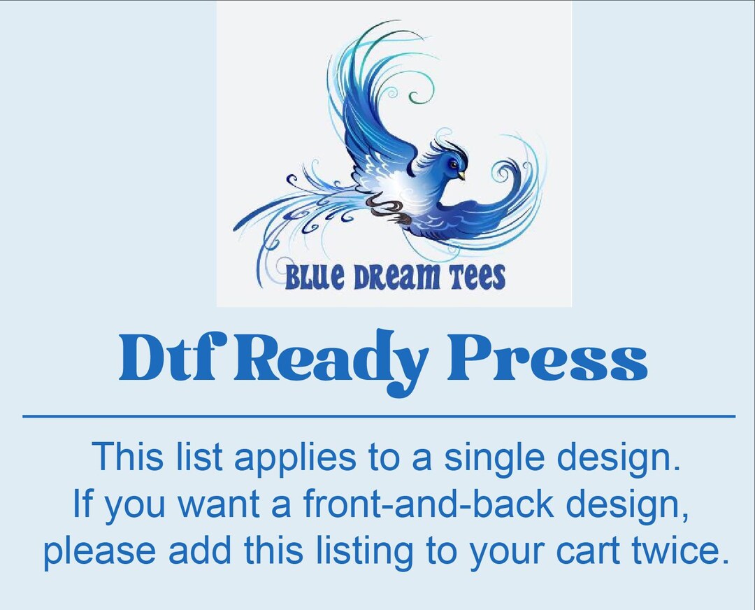 DTF Ready Press Label - Dtf Hot Press - Etsy