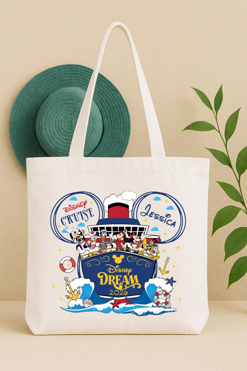 Magical Voyage 2026 Tote Bag, Custom Cruising Ship Bag, Family Sailing ...