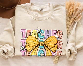 Coquette Teacher Png, Teacher Coquette Png, Back to School Png, Teacher ...