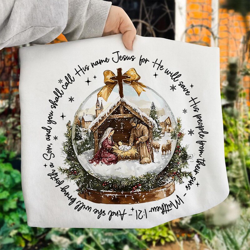 Christmas Jesus Snow Png - Etsy UK