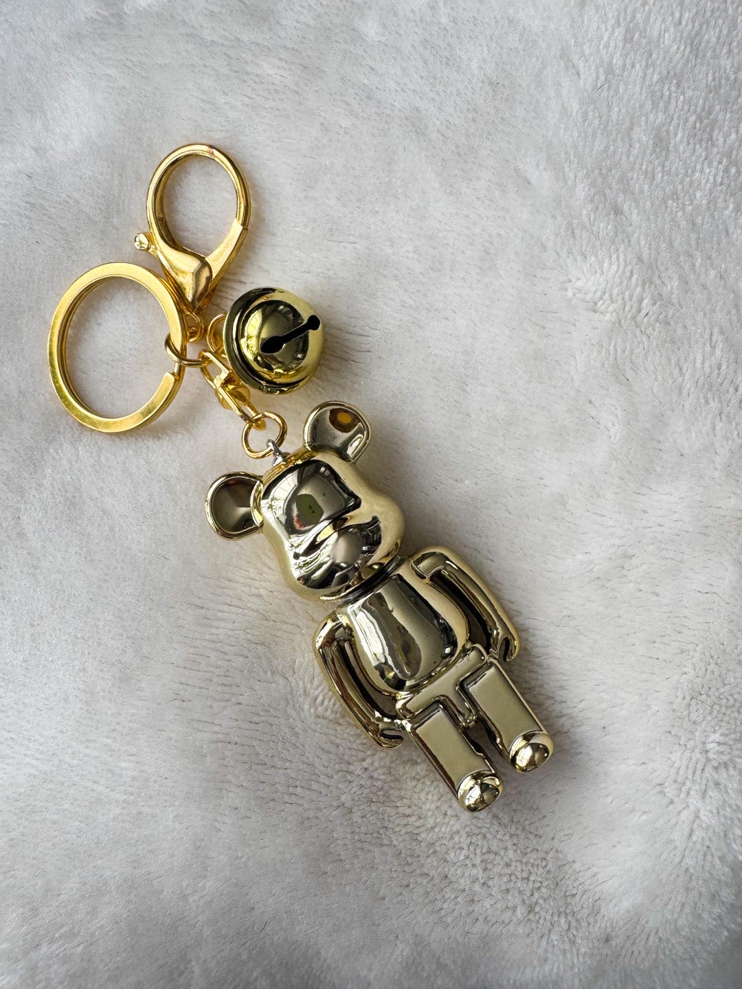 Gold Bear Brick Keyring / Keychain - Gift Idea - New Home / Birthday ...