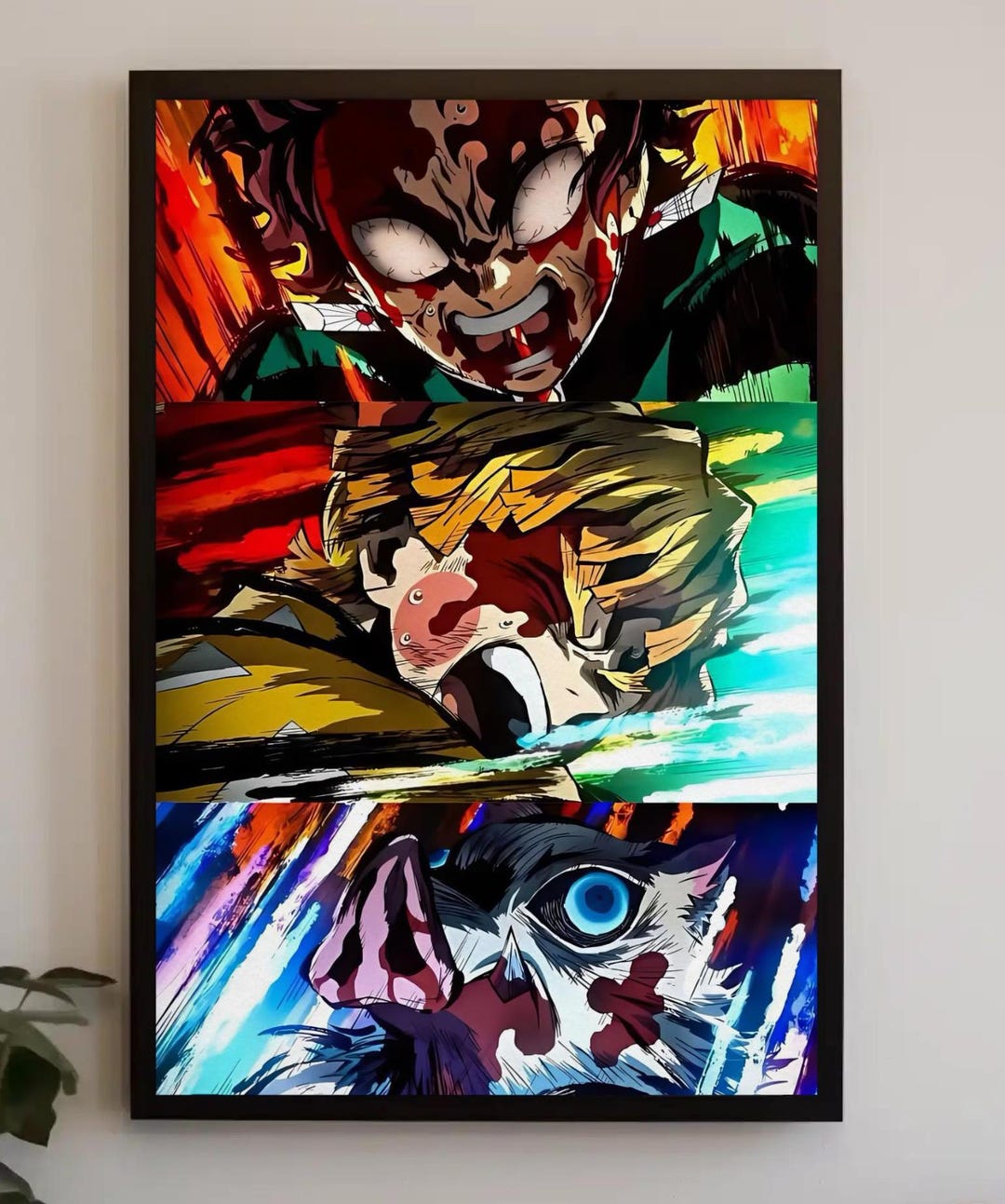 Demon Slayer Anime Poster | Demon Slayer Manga Poster | Tanjiro Kamado ...