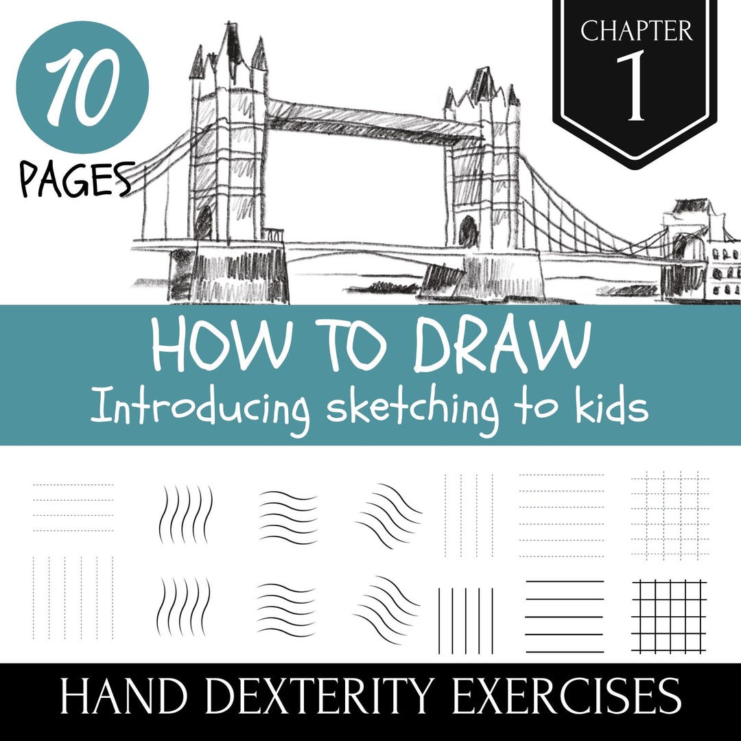 How to Draw,hand Dexterity Exercises, Drawing Exercises for Kids, Kids ...
