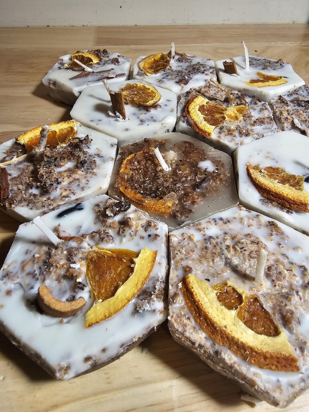 3 Handmade Beeswax and Cedar Sawdust Fire Starters, Set of 3 Fire ...