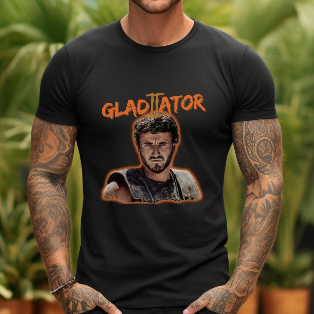 Gladiator Paul Mescal Lucius T-shirt, Gladiator Movie Shirt, Vintage ...