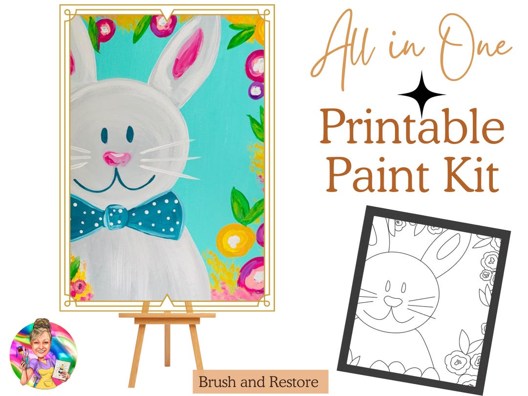 SPRING BUNNY All-in-one Printable Kit | Instant Download| Tracer ...