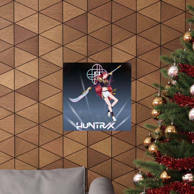 HUNTRIX Mira Anime Swordgirl Poster | Matte Vertical Poster - Etsy