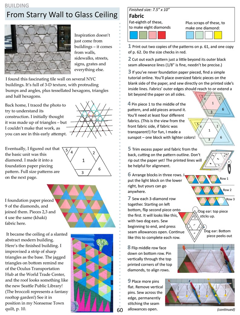 Scrap Cities; Joyful Modern Architecture-inspired Quilts (print Edition ...