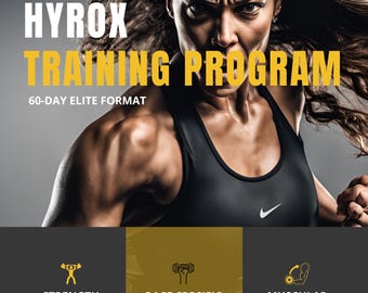 HYROX 60-day Beginner Training Program - Etsy