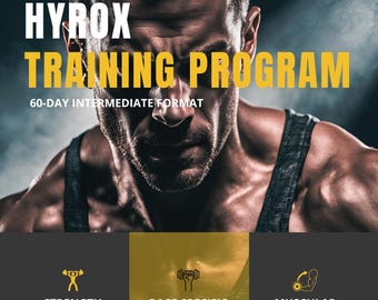HYROX 60-day Beginner Training Program - Etsy
