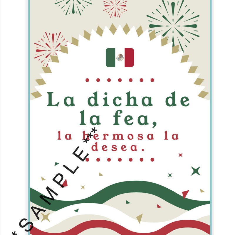 Mexican Proverb - Etsy