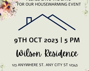 Custom House Warming Invitation - Etsy