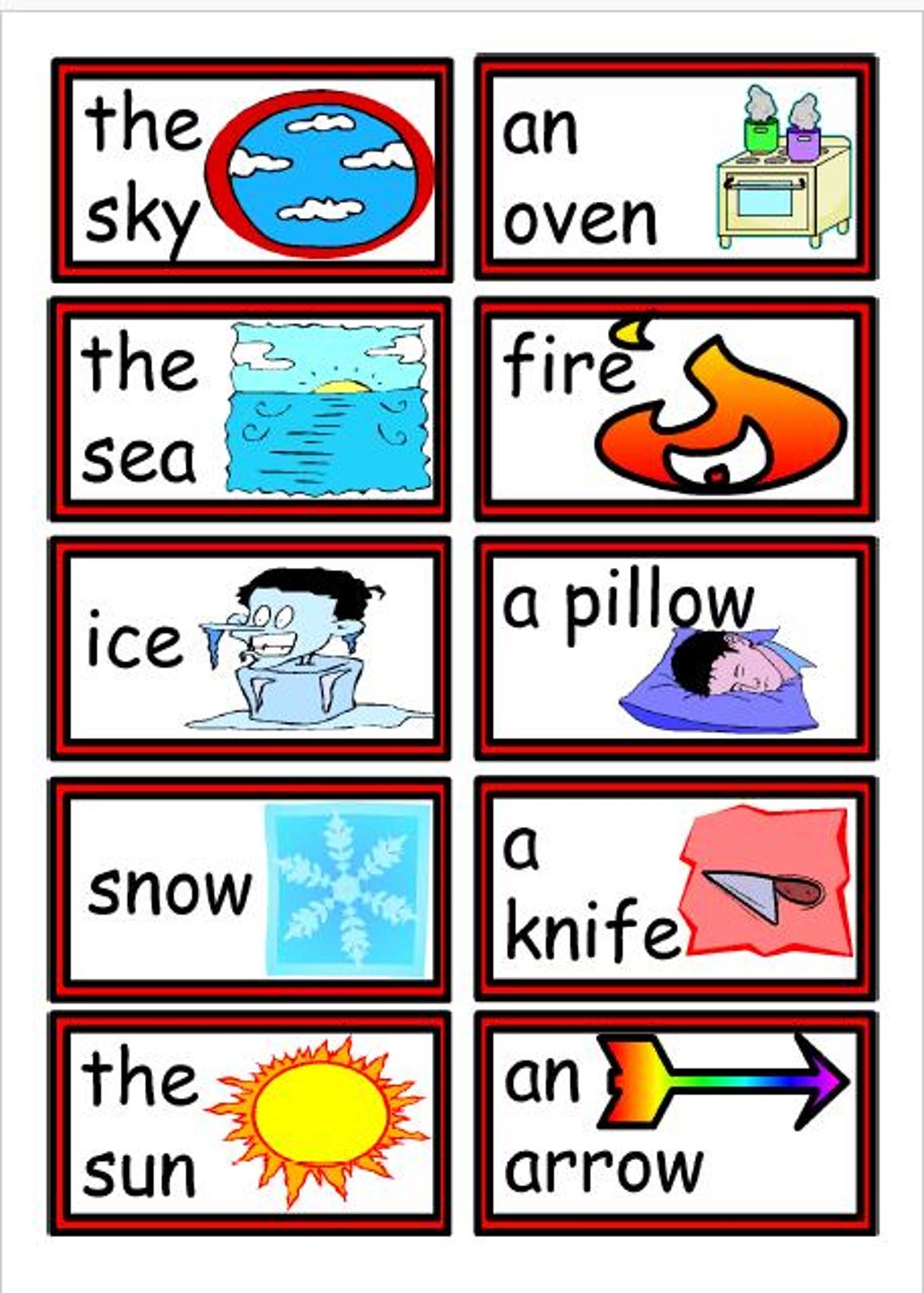 Simile Mix and Match Game - Etsy