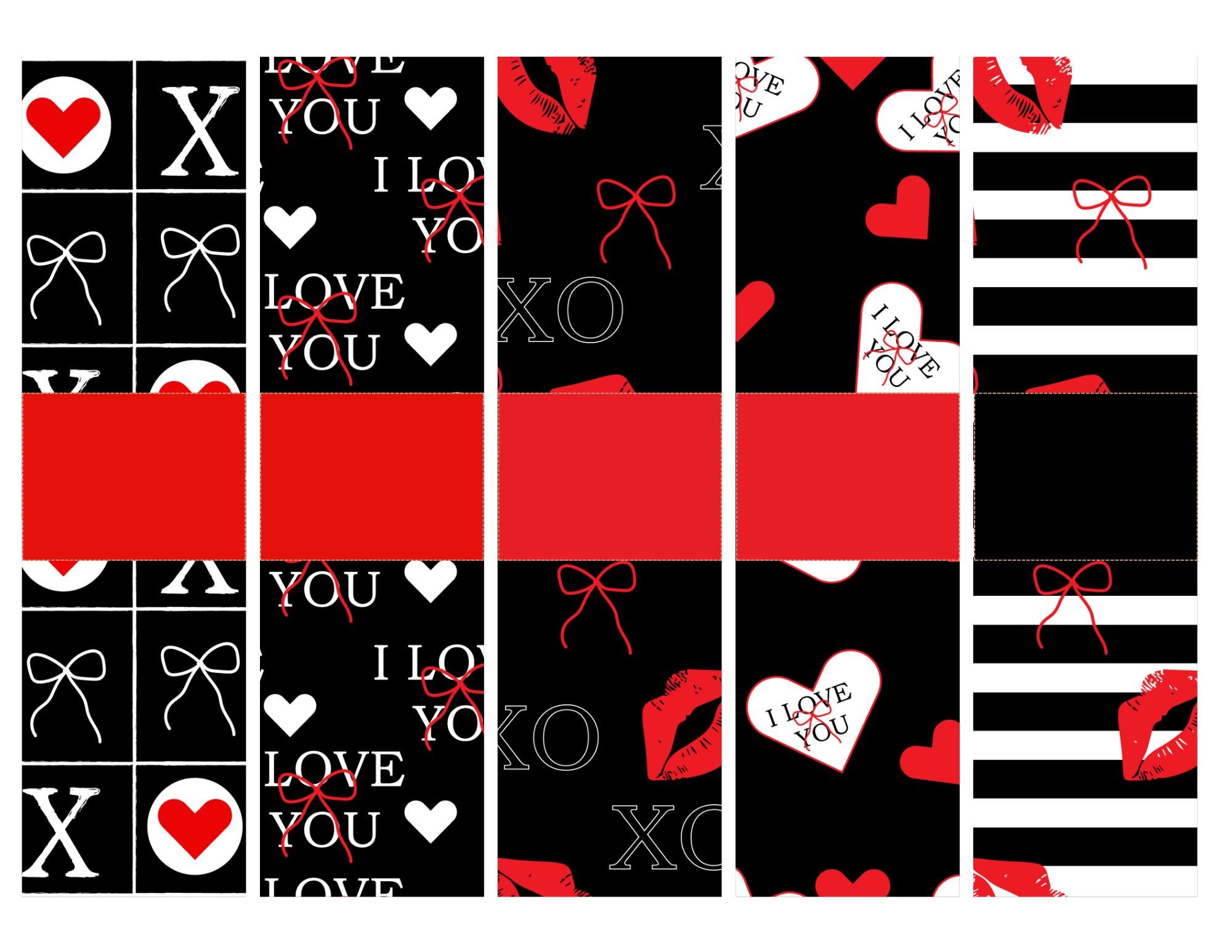 35 Pen Sleeve Designs for Valentines - Digital Template Only - Etsy