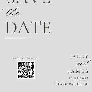 Save the Date Template – Digital Download | Editable Wedding ...