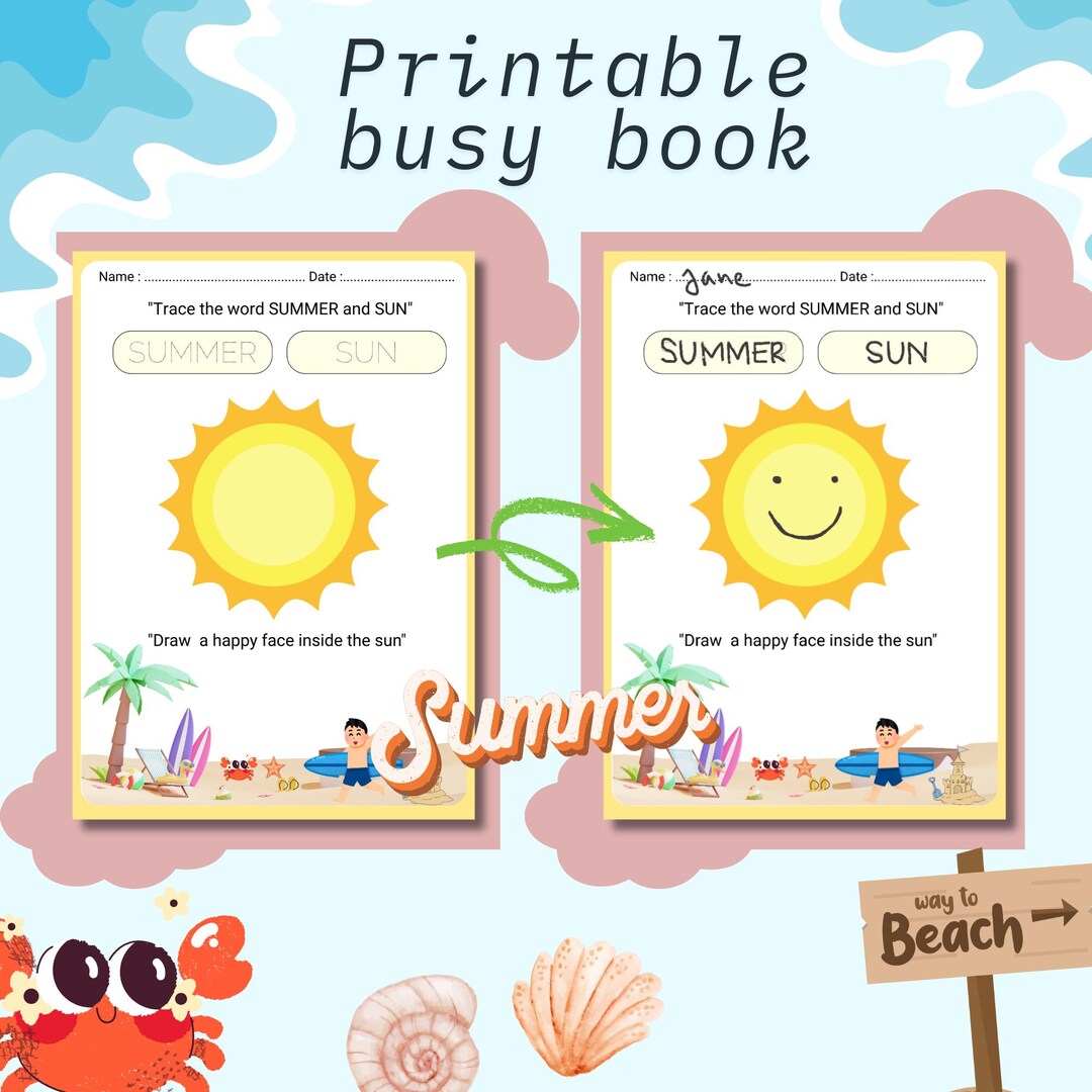 Autumn Winter Spring Summer Worksheets for Kids: Four Seasons Printable ...
