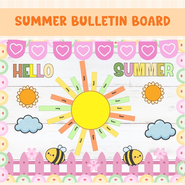 June Birthday Bulletin Board - Etsy