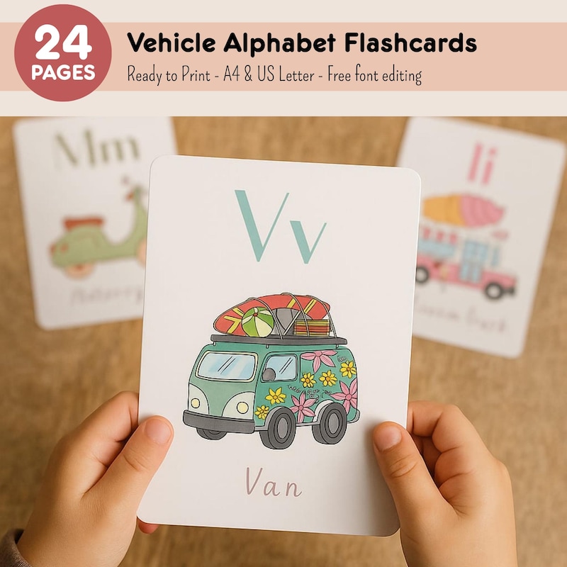 Transportation Alphabet - Etsy