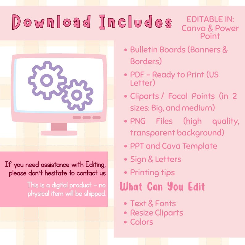 Back to School Door Decorations Kit for Teachers | Editable Seasonal ...
