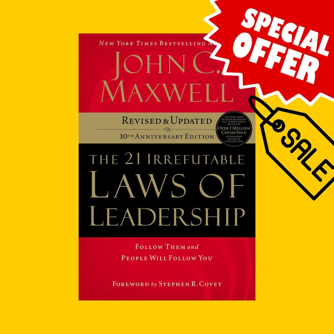The 21 Irrefutable Laws of Leadership - John Maxwell - Etsy