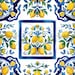 15 Amalfi Inspired Digital Pngs, Tile Pattern, Italian Vibes, Lemons ...