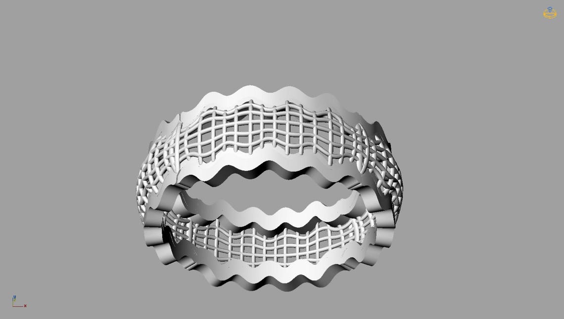 Ring STL 3D Model File for 3D Printing/ring Design/3d Jewelry/printable ...