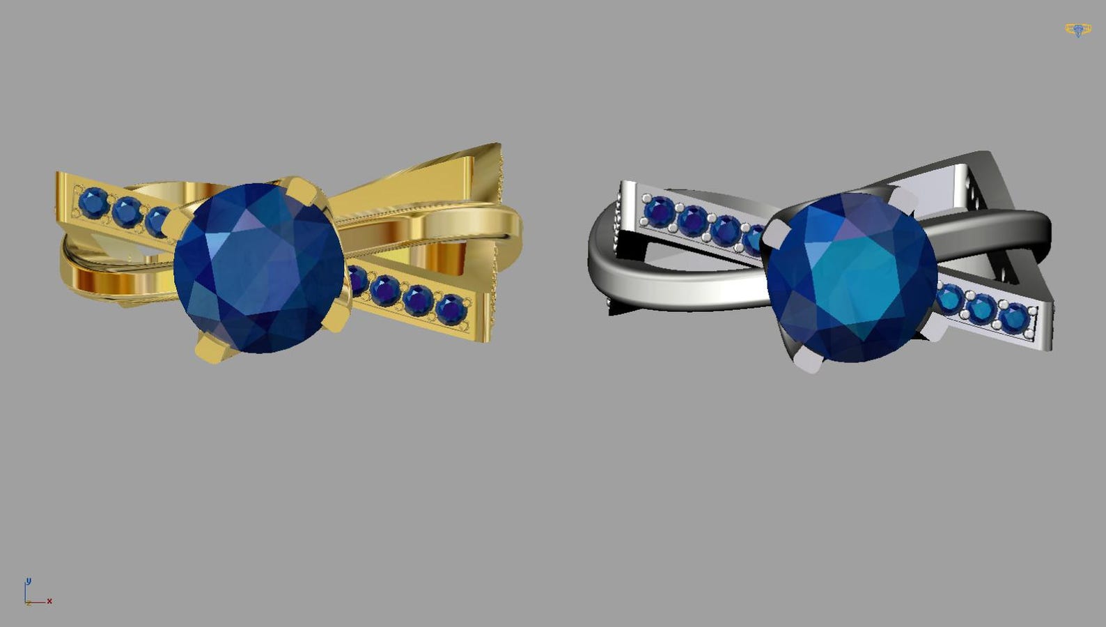 Ring STL 3D Model File for 3D Printing/engagement Ring Design/3d ...