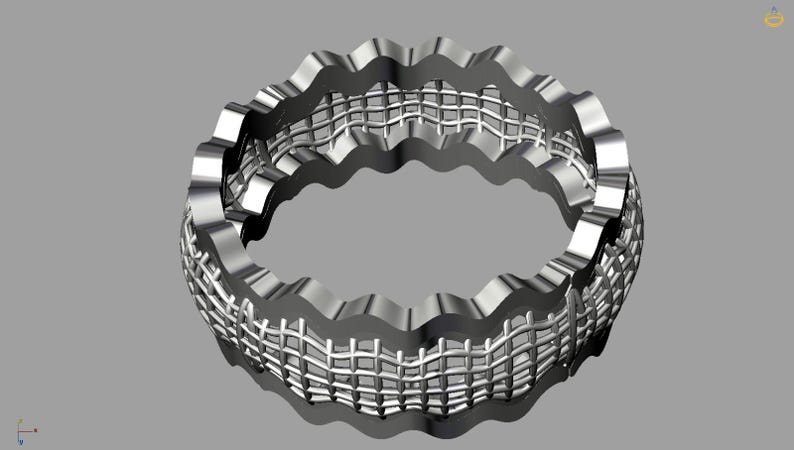 Ring STL 3D Model File for 3D Printing/ring Design/3d Jewelry/printable ...