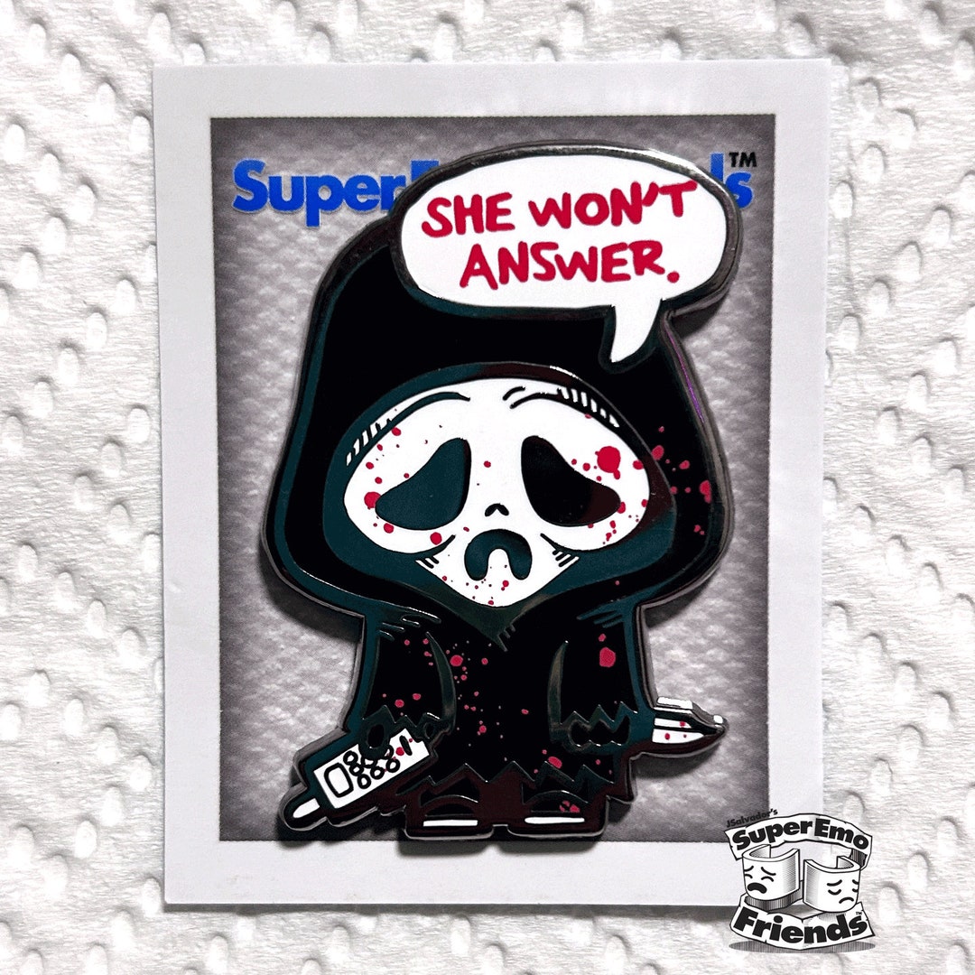 Super Emo Screemo Enamel Pin - Etsy