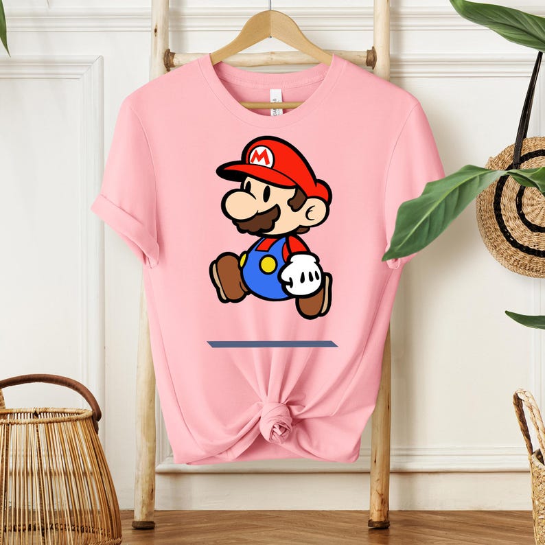 Super Mario Shirt ,super Mario Character Shirt , Super Mario Birthday ...