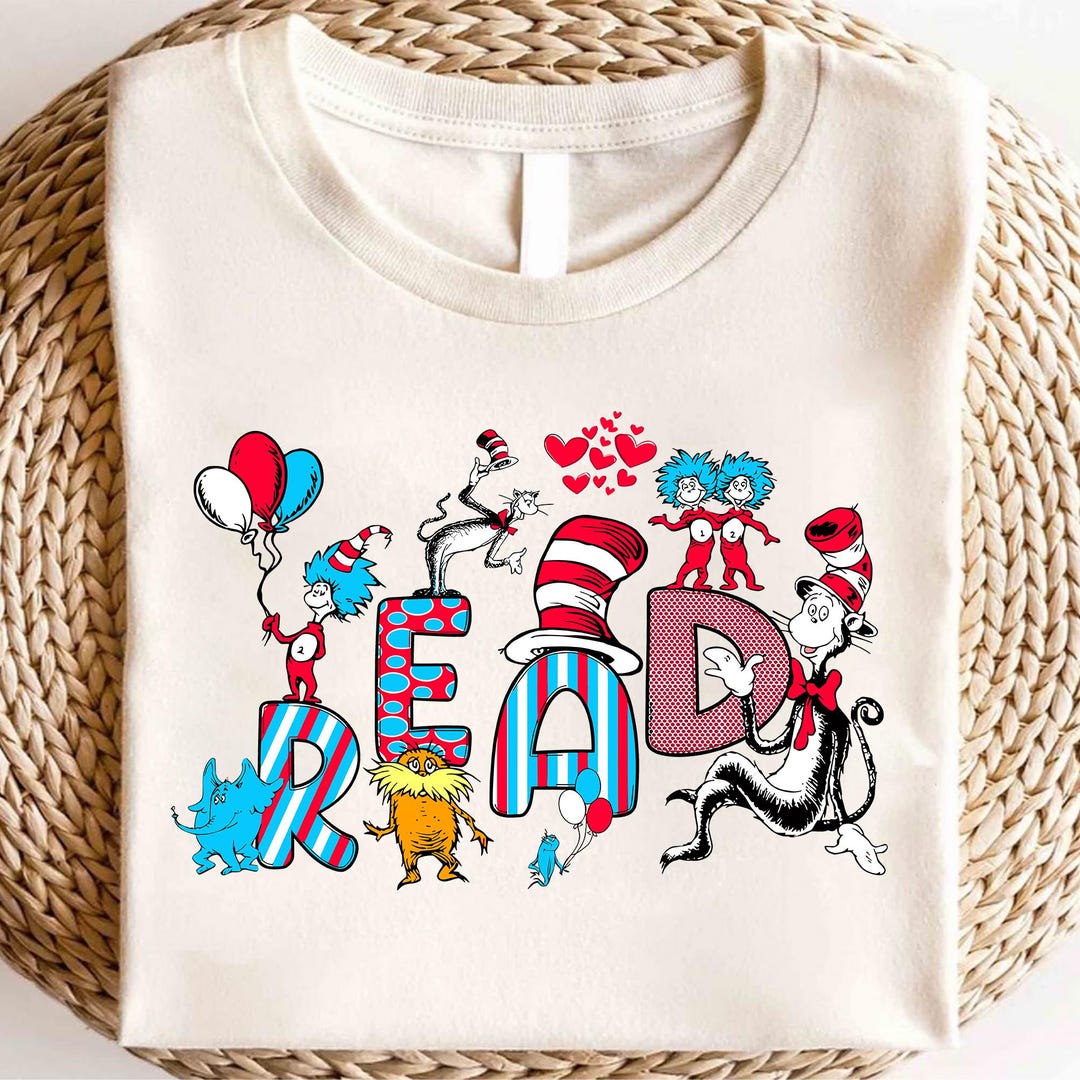 Dr Seuss Day Shirt, Read Cat in the Hat Shirt, Teacher of All Things ...