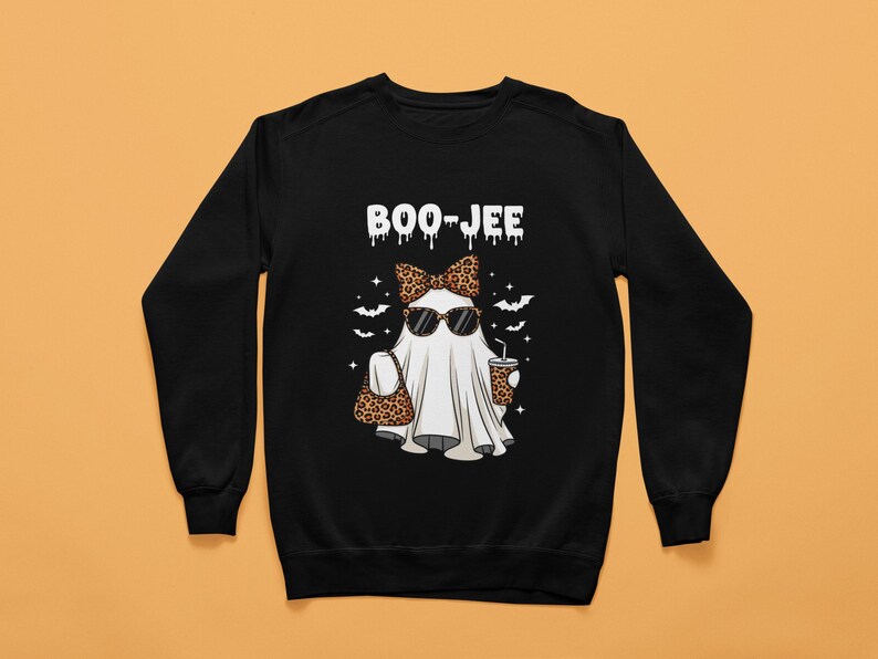 Boo-jee Leopard Ghost PNG SVG: Funny Fall Design (digital Download) - Etsy