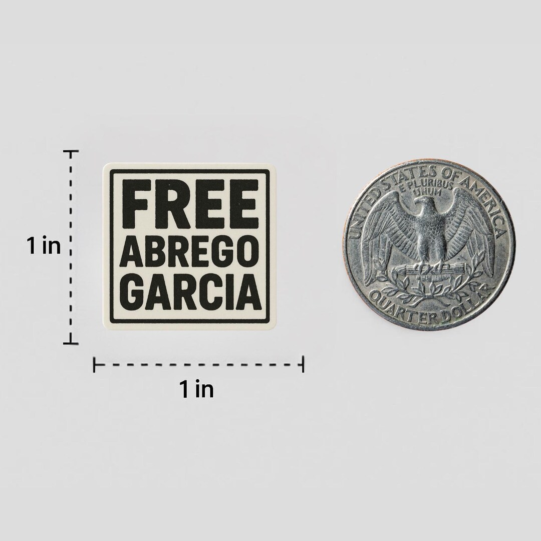 FREE OBREGO GARCIA Mini Sticker Pack Political Protest Decals Activist ...