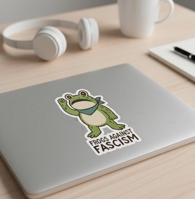Original Portland Frog Sticker Decal: Anti Fascist Protest Gear - Etsy