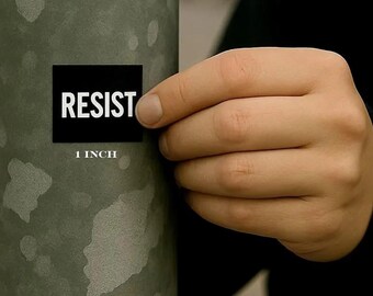 RESIST Border Sticker Pack 100+ ULTRA MINI Stickers 1 Inch Political ...