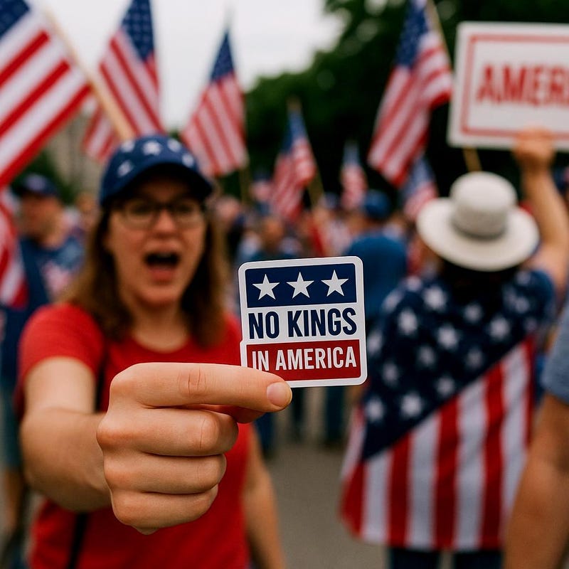 No Kings Bumper Sticker - Etsy