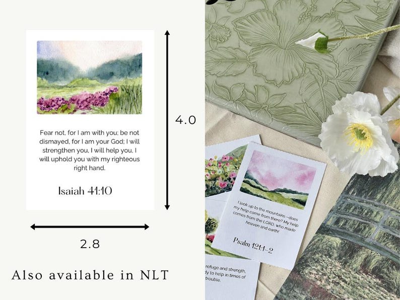 Printable Bible Verse Cards | Digital Scripture Encouragement Cards ...