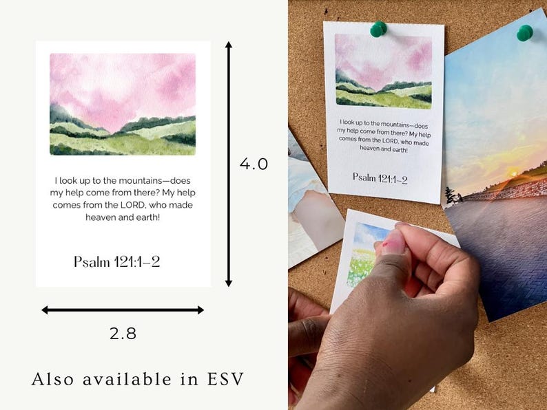 Printable Bible Verse Cards | Digital Scripture Encouragement Cards ...