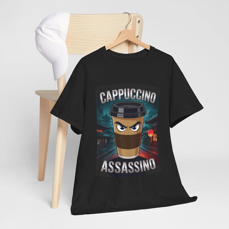 Cappuccino Assassino Coffee Lovers Italian Brainrot Meme T-shirt - Etsy